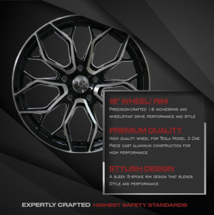 Tesla Model 3: The Perfect Blend of Style and Strength with Custom Rims